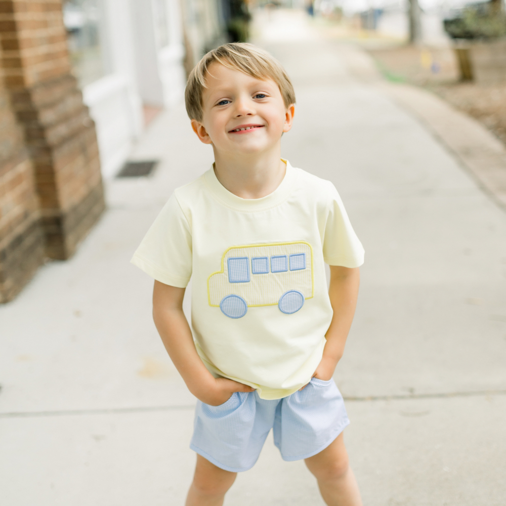 School House Smock Boys Shorts Set – Sweet Peach Smocks, LLC.